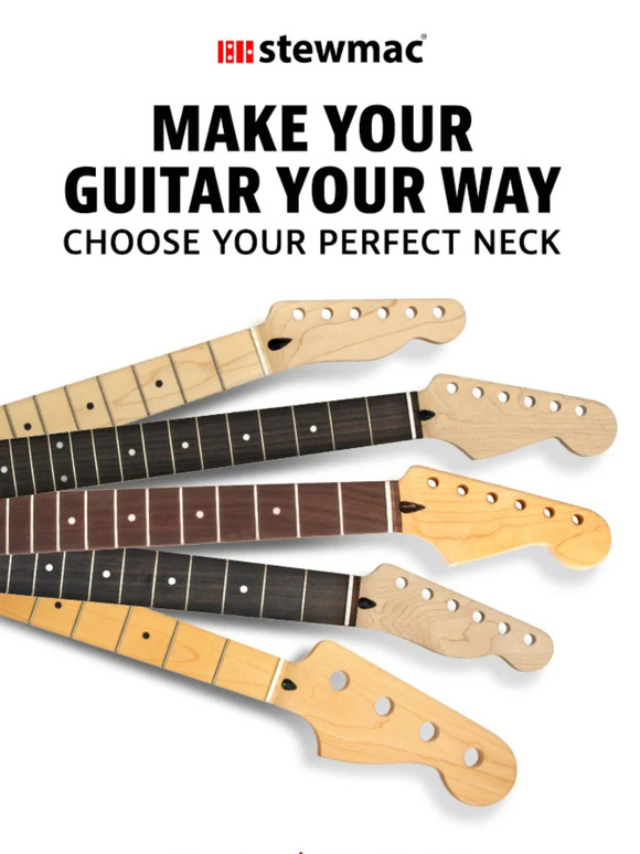 StewMac: Licensed Tele and Strat Necks Starting at $119! | Milled