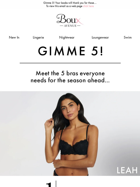 Boux Avenue: Meet the top 5 bras everyone should own | Milled