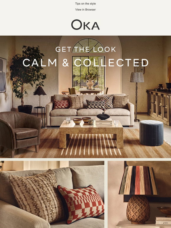 OKA: Get the look: Calm & Collected | Milled