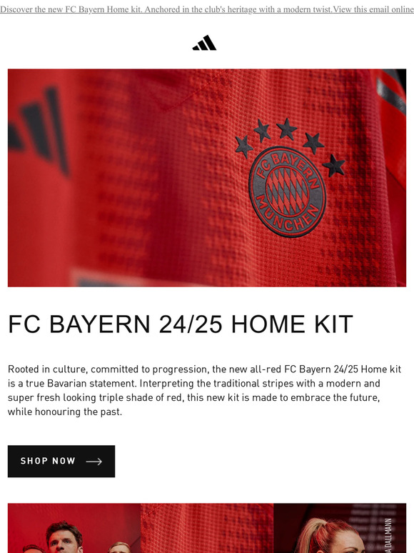 adidas: FC BAYERN 24/25 HOME KIT 🔴🔴🔴 | Milled