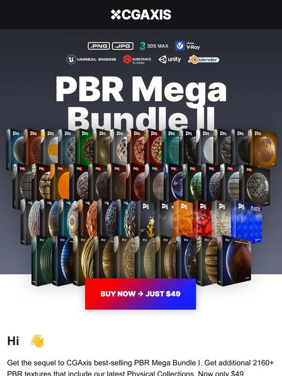CGAXIS: PBR Mega Bundle II 🔥 | Milled