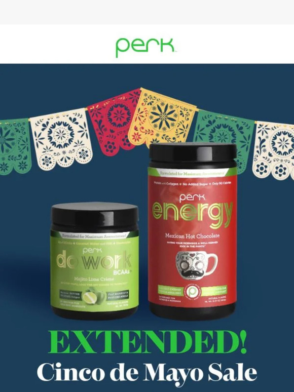 Perk Energy: Sale extended ONE DAY! 🌶️😀 | Milled