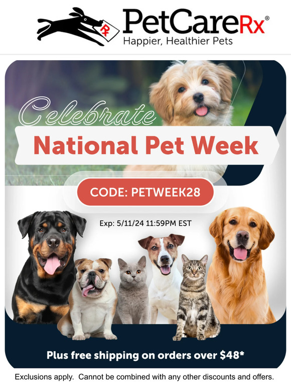 PetCareRx: Celebrate National Pet Week! | Milled