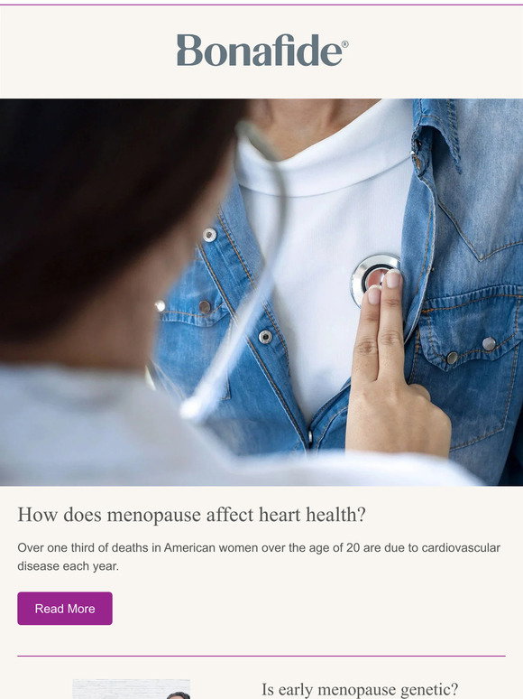 Bonafide: How Menopause Affects Heart Health | Milled