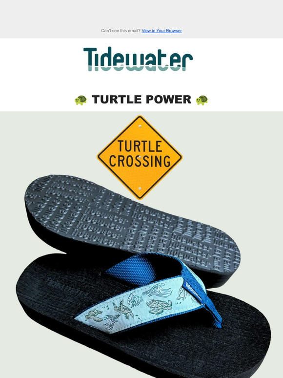 Tidewater Sandals: Flip Flop into Turtle Territory with Our Latest ...