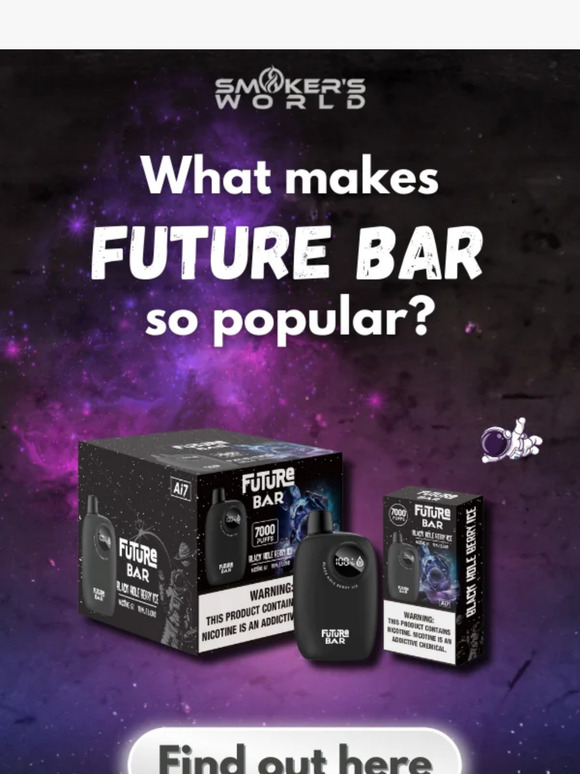 Smokers World: Discover Future Bar brand with EXCLUSIVE Flavours 😤 | Milled