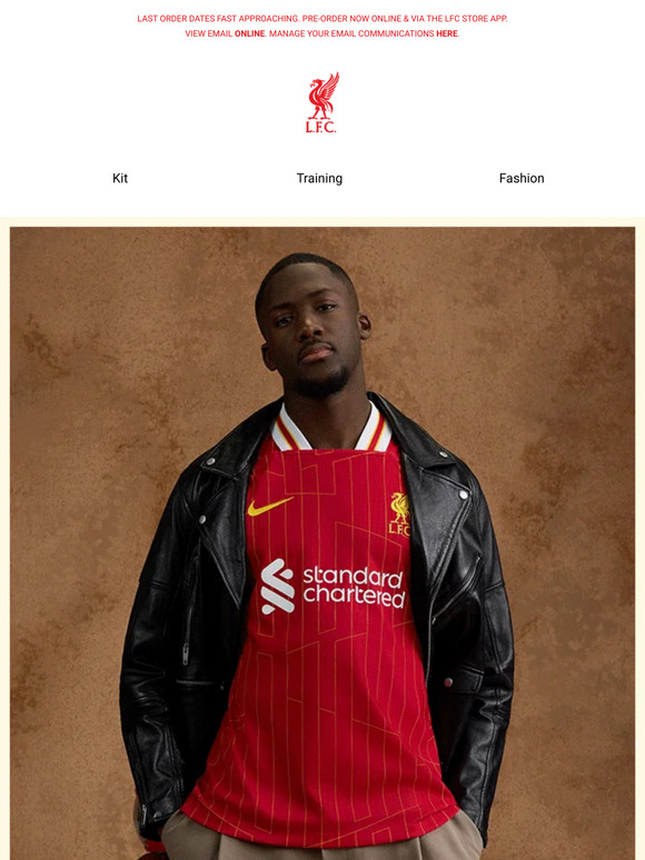 Liverpool FC: New 24/25 Home Kit 🔴 Pre-order for launch day delivery ...