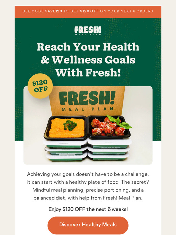 Fresh Meal Plan: [$120 OFF] What’s the secret to a healthy diet? | Milled
