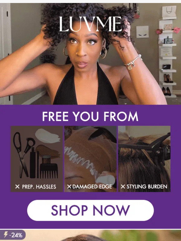 Luvme Hair: One Second, Infinite Style: Instant Wig Solutions for Busy ...