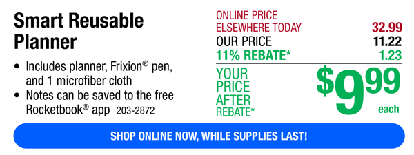 Menards: Smart Reusable Planner ONLY $9.99 After Rebate*! | Milled