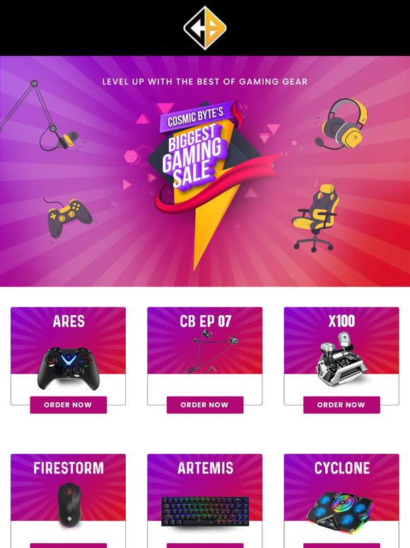 Cosmic Byte: Cosmic Byte Biggest Gaming Sale is Here! | Milled