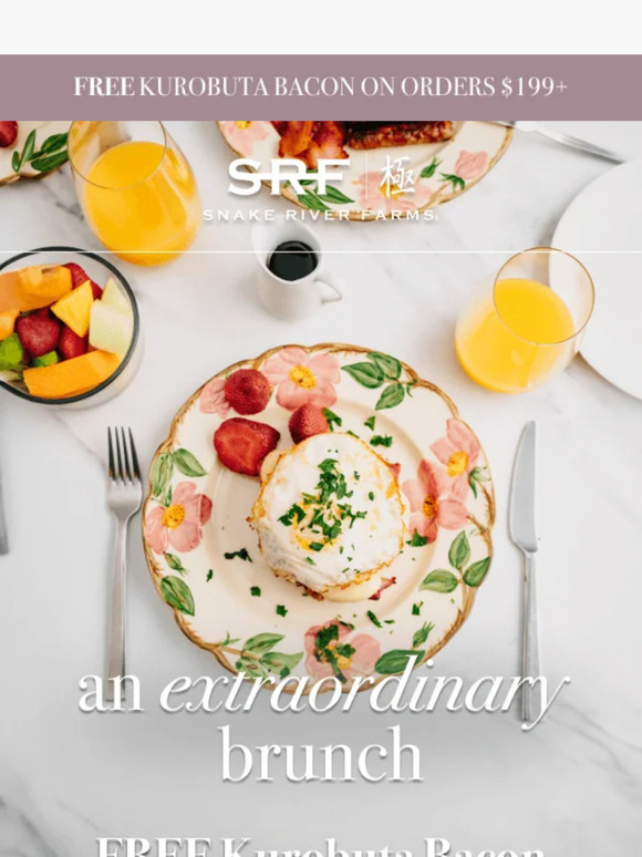 Snake River Farms: 🥓 FREE Bacon for Mother’s Day Feast 🥓 | Milled