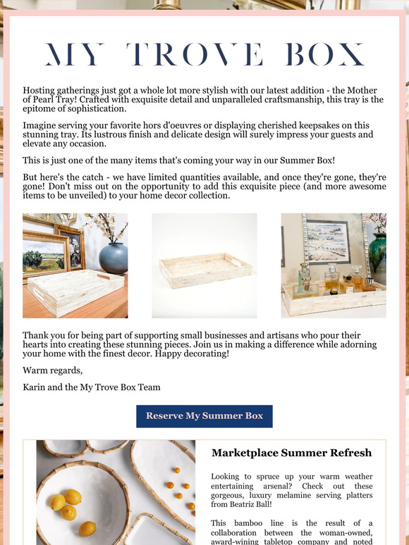 My Trove Box: Check Out Our Latest (and Stylish) Reveal In The Summer ...