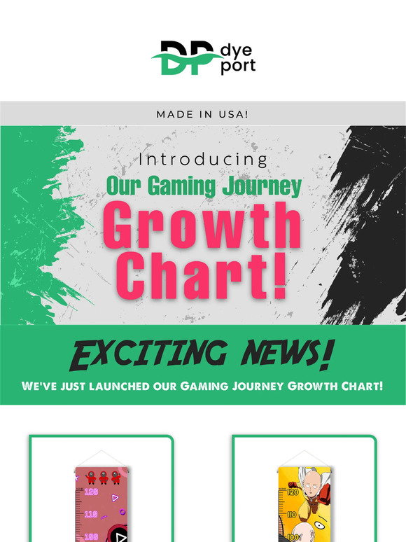 Dyeport: 🎮 Introducing Our Gaming Journey Growth Chart! | Milled