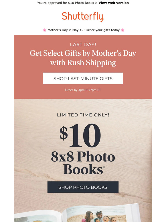 Shutterfly: ⚡Flash Offer⚡ Major deal on Photo Books + Rush shipping for ...