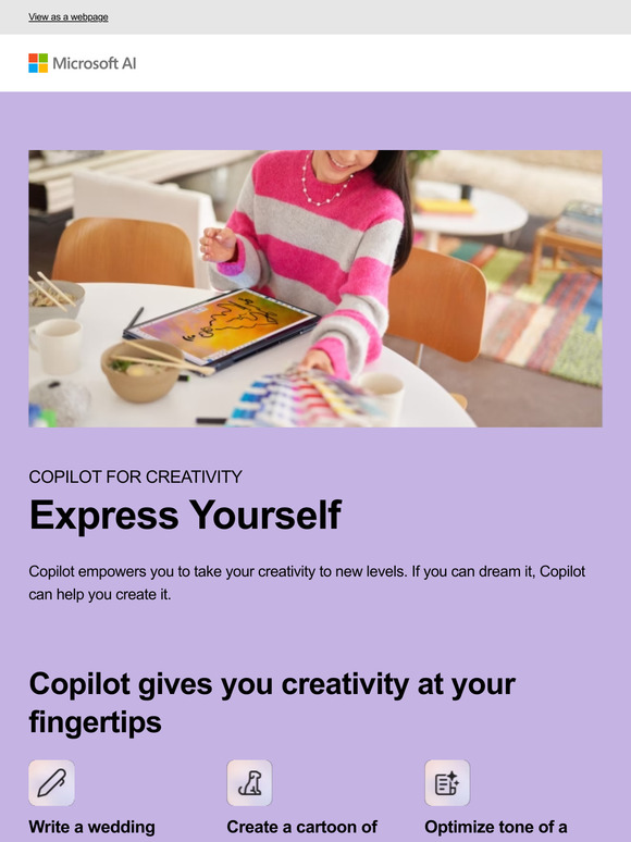 Microsoft: Create anything you can imagine with Microsoft Copilot | Milled