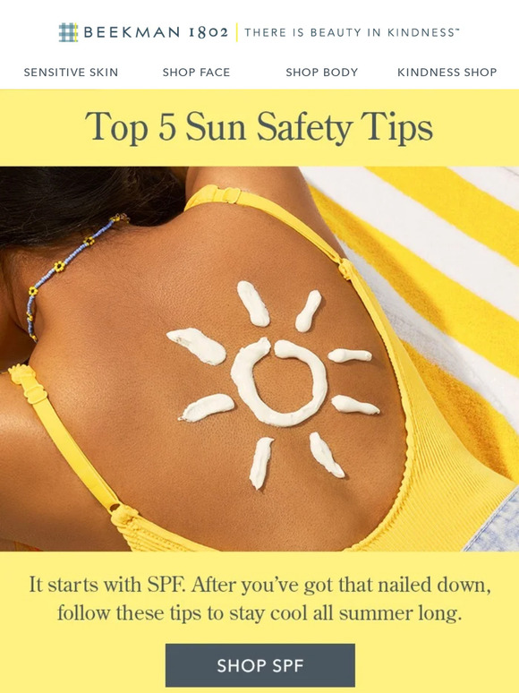 Beekman1802: 5 Ways to Avoid Sun Damage This Summer ☀️ | Milled