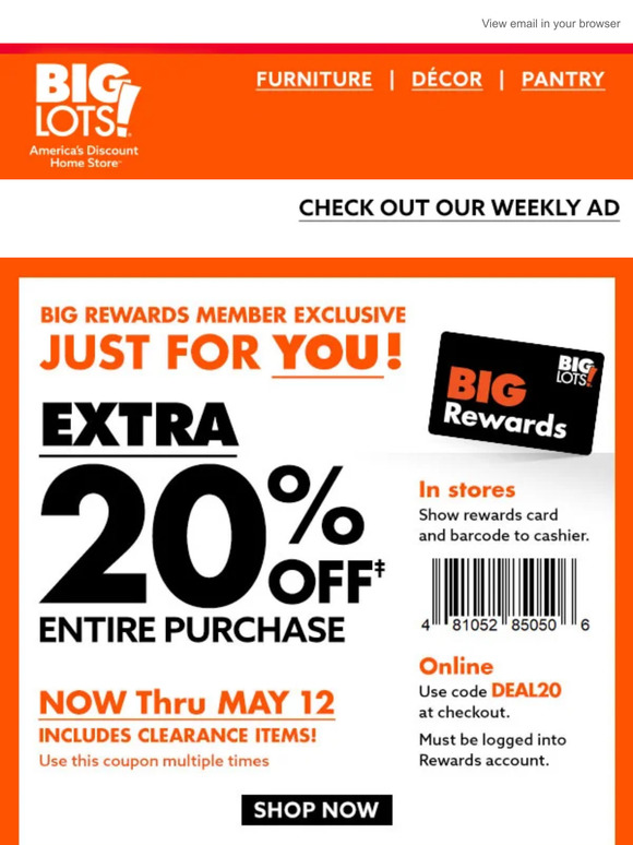 Big Lots: Upgrade your outdoor oasis with 20% off | Milled