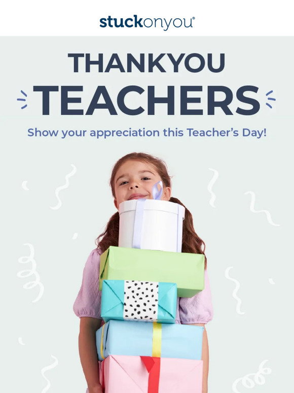 Stuck on You: Teacher Appreciation Gifts: Open for Straight A+ Picks ...