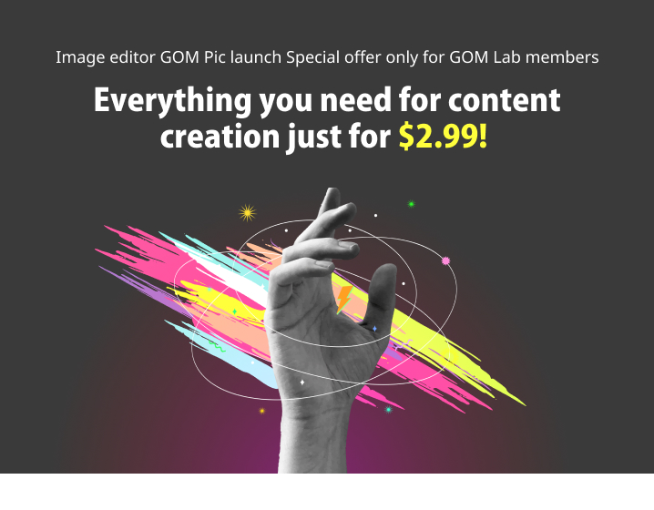 GOM Lab: [GOM Lab] Image editor GOM Pic release! try it now just for $2 ...