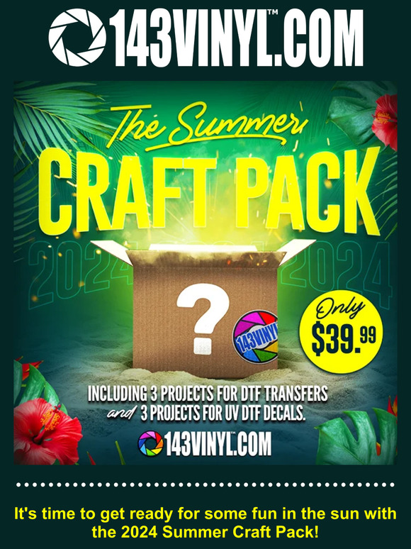 143Vinyl: The 2024 Summer Craft Pack is Here! 😎 | Milled