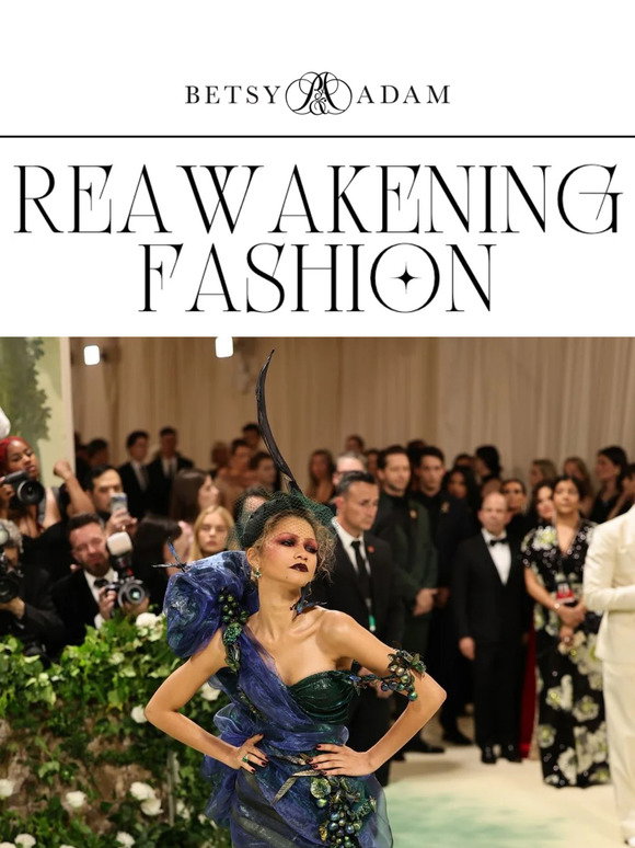 Betsy & Adam: Met Gala Inspo: A Garden of Stars 💐 | Milled