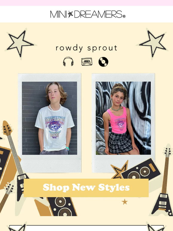 Mini Dreamers: Rowdy Sprout Spring/Summer Collection ⚡ | Milled