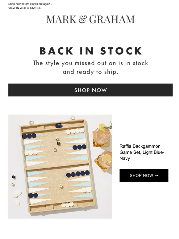 Pottery Barn Kids: The Raffia Backgammon Game Set is Back In Stock ...
