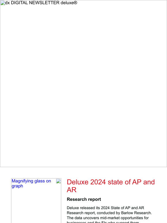 Deluxe: DX Digital Newsletter — May 2024 | Milled