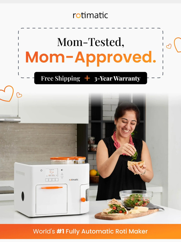 Rotimatic: Moms Everywhere Choose Rotimatic | Milled