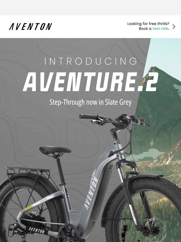Aventon: NEW: Aventure.2 Step-Through now in Slate. See for yourself😉 ...