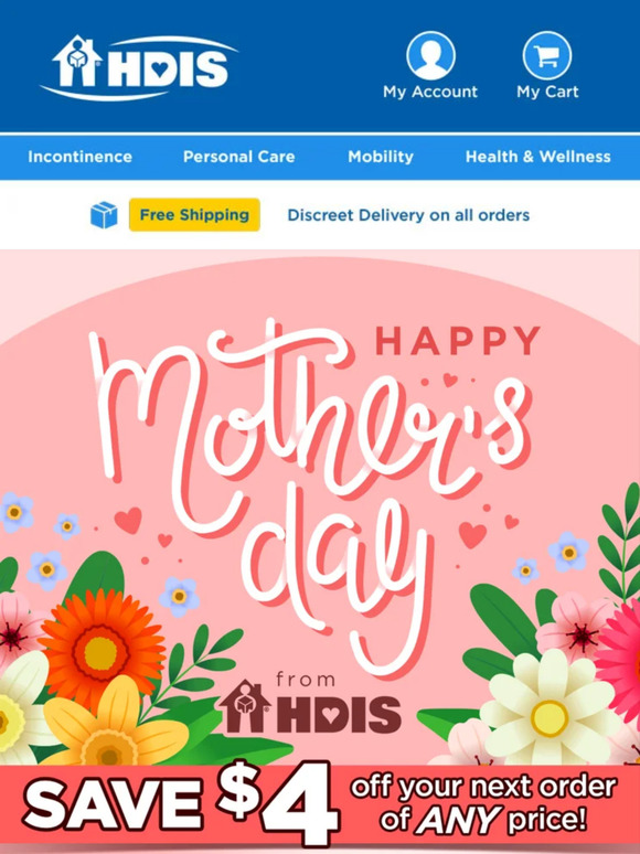 HDIS: Early Mother's Day Thank You from HDIS.com | Milled