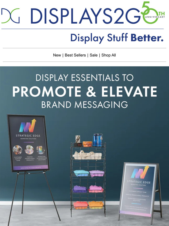 Displays2go: Embrace the Power of Visual Communication | Milled