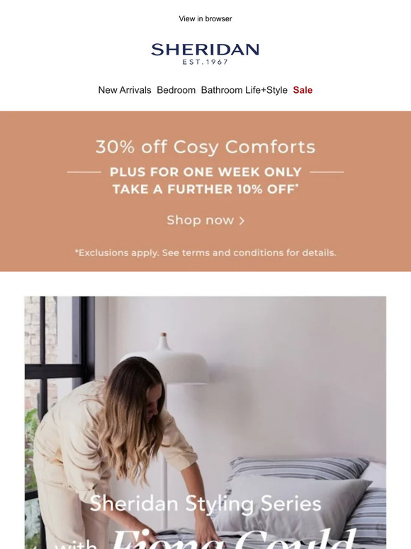 Sheridan: Fiona Gould's Guide to Winter Bedding Essentials | Milled