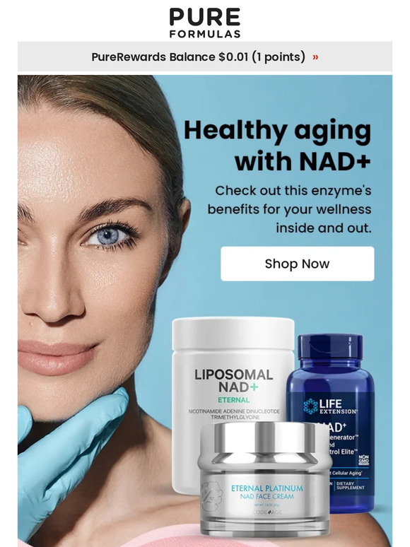 PureFormulas.com: Discover the benefits of NAD+ to delay signs of aging ...