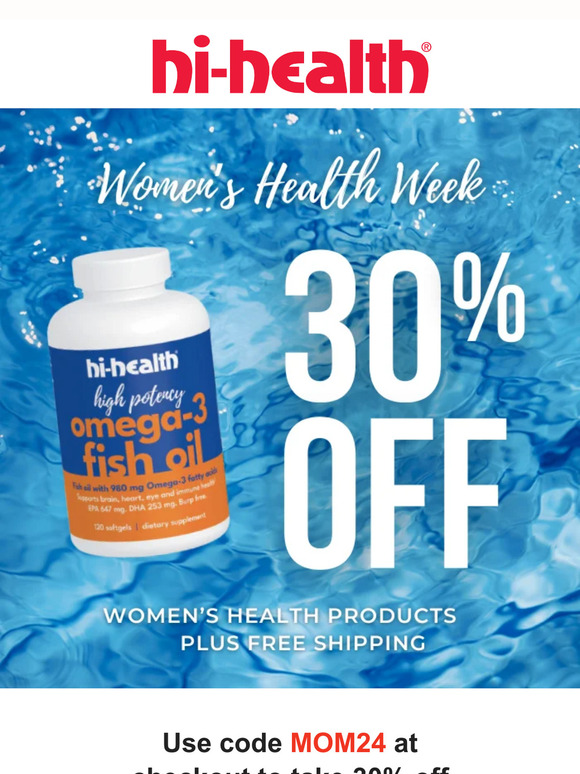 Hi-Health: 🔑 Unlock savings for Women’s Health | Milled