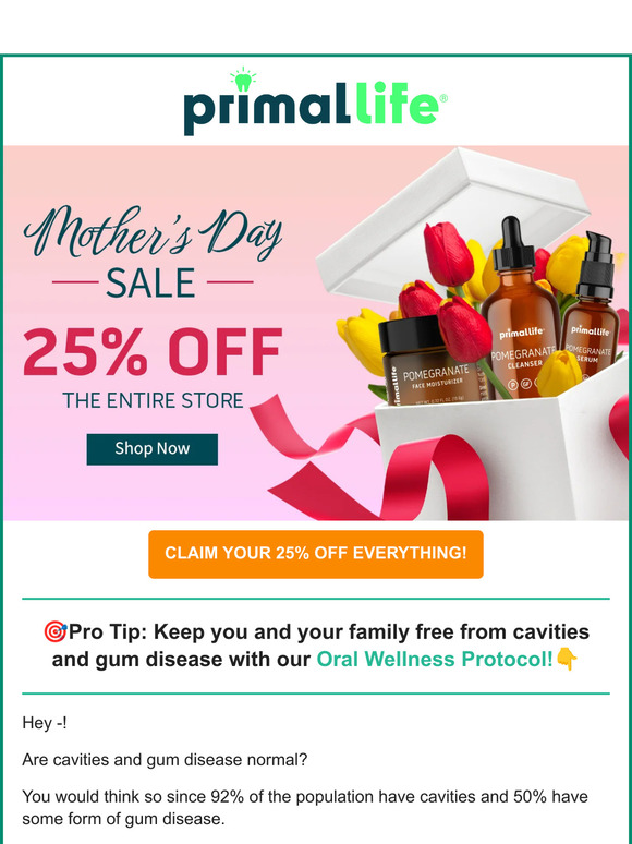 Primal Life Organics: Want A Healthy, Cavity-Free Smile?🦷🪥 | Milled