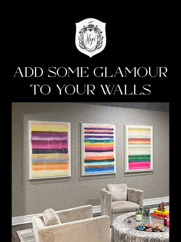 Hapi Art: NEW Sparkling Prints Just Added | Milled