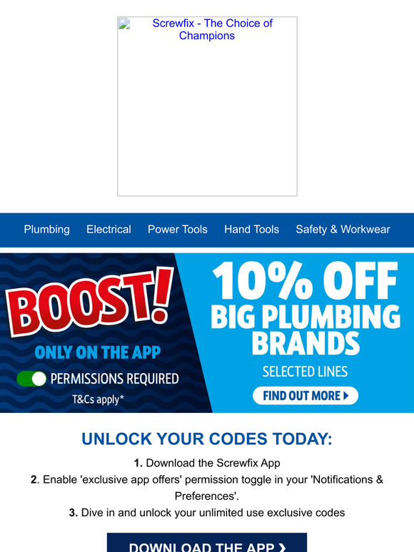 Screwfix: Get the App, Get the Savings! 📱💸 Download Now | Milled
