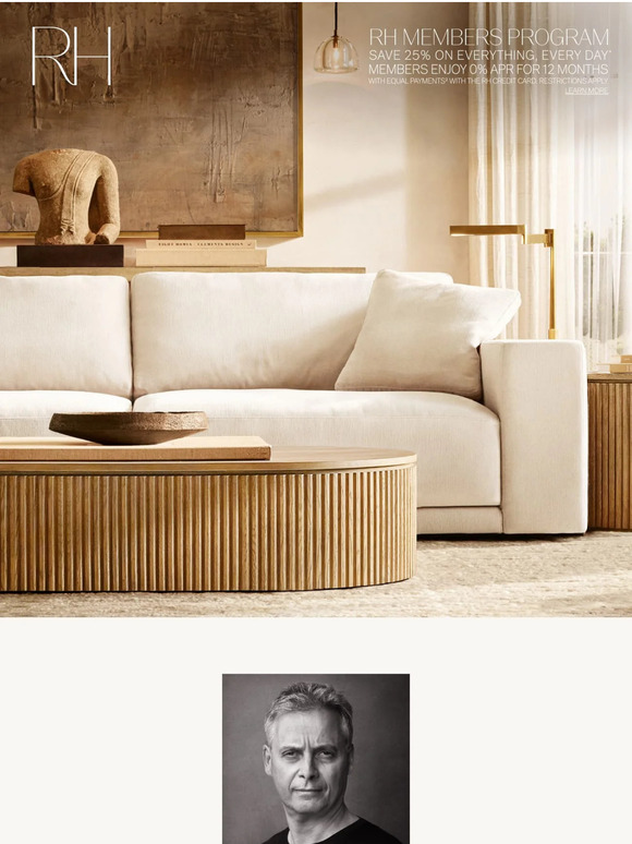 Restoration Hardware: The Bella Sofa Collection. Made in Italy ...