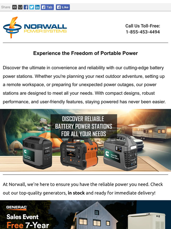 Norwall: Explore Our Range of Portable Power Stations - Special 7-Year ...