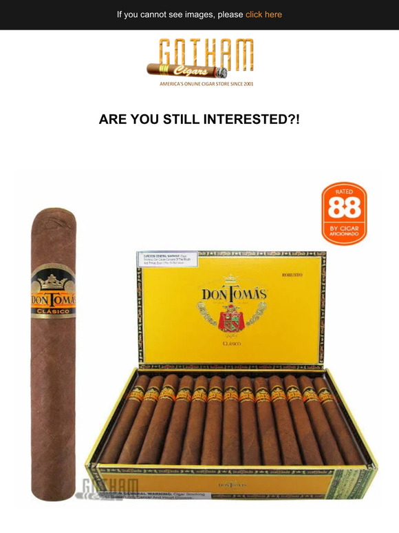 Gotham Cigars: Did something catch your eye? | Milled