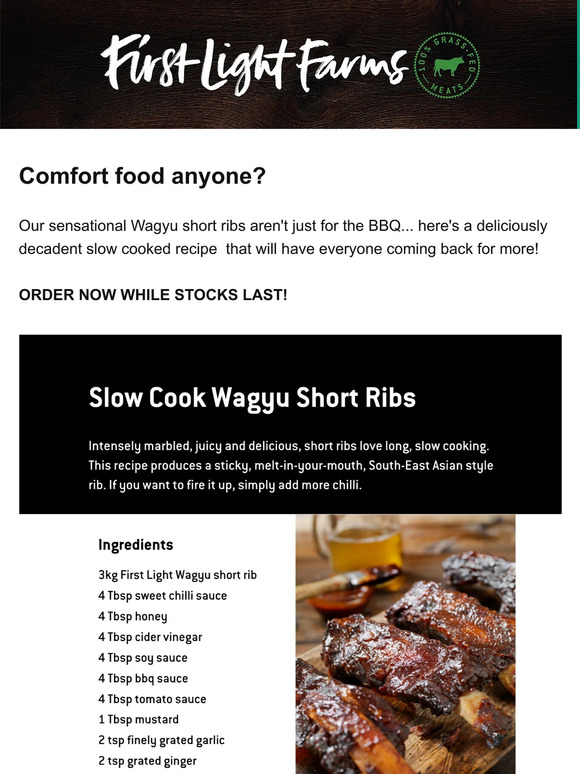 First Light Farms: Our sensational Short Rib recipe! | Milled