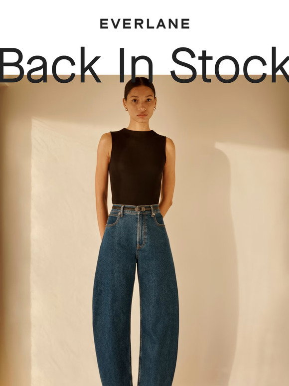 Everlane: The Way-High® Curve Jean Is Back In Stock | Milled
