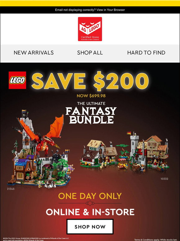 Lego: SAVE $200 on the ULTIMATE LEGO® FANTASY BUNDLE | Milled