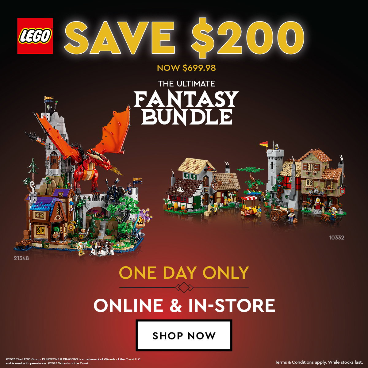 Lego: SAVE $200 on the ULTIMATE LEGO® FANTASY BUNDLE | Milled