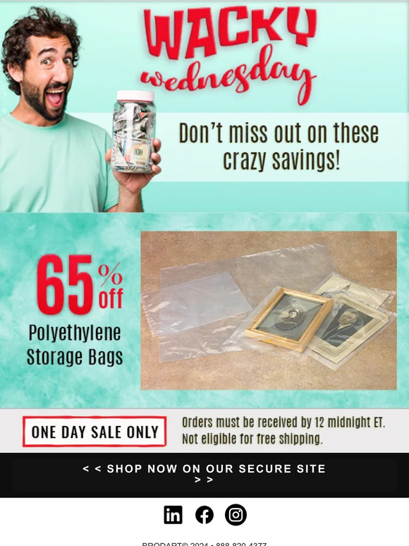 shopbrodart: Wacky Wednesday Sale May 8, 2024 | Milled