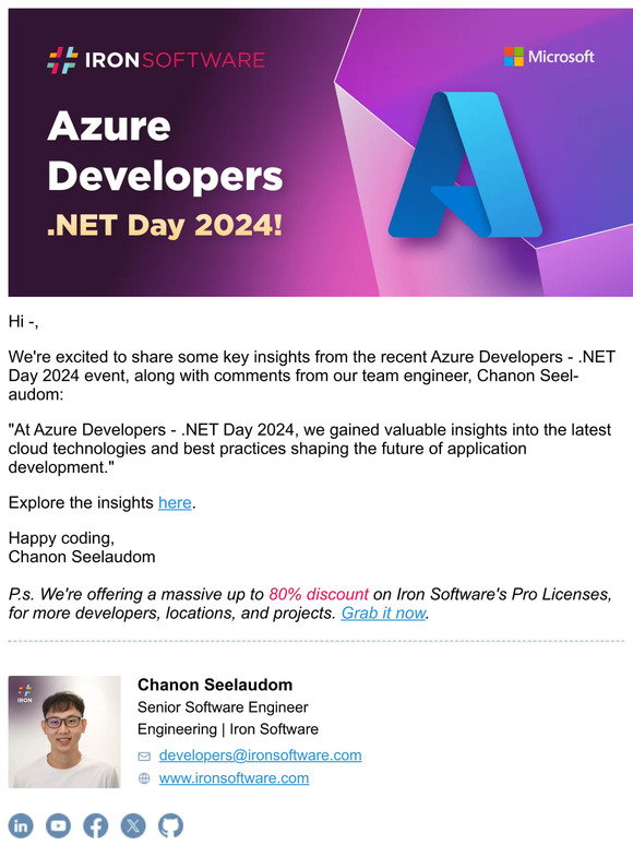 Iron Software Affiliate Program: Everything you missed at Azure ...