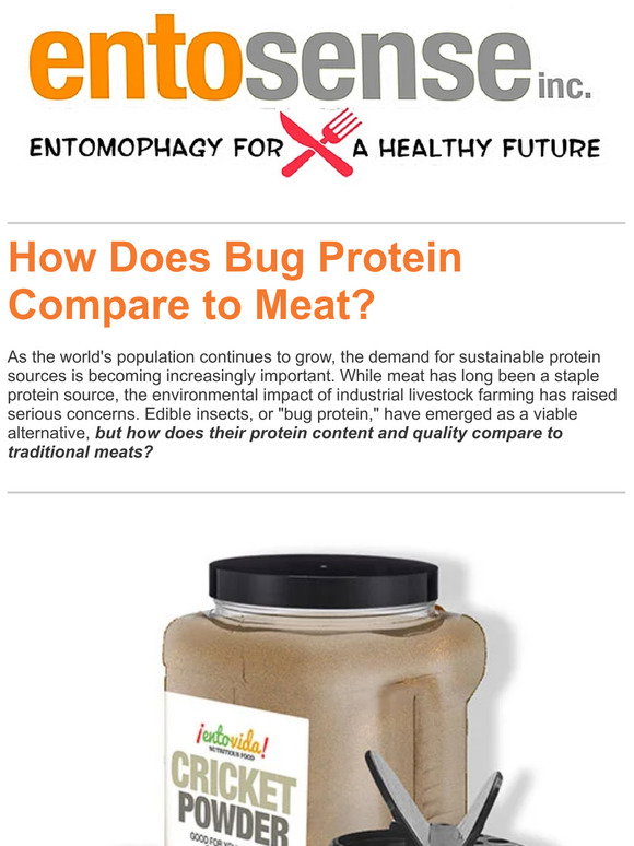 Entomarket: How Does Bug Protein Compare to Meat? | Milled
