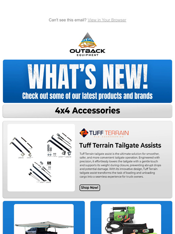 Outback Equipment: What's New at Outback? | Milled